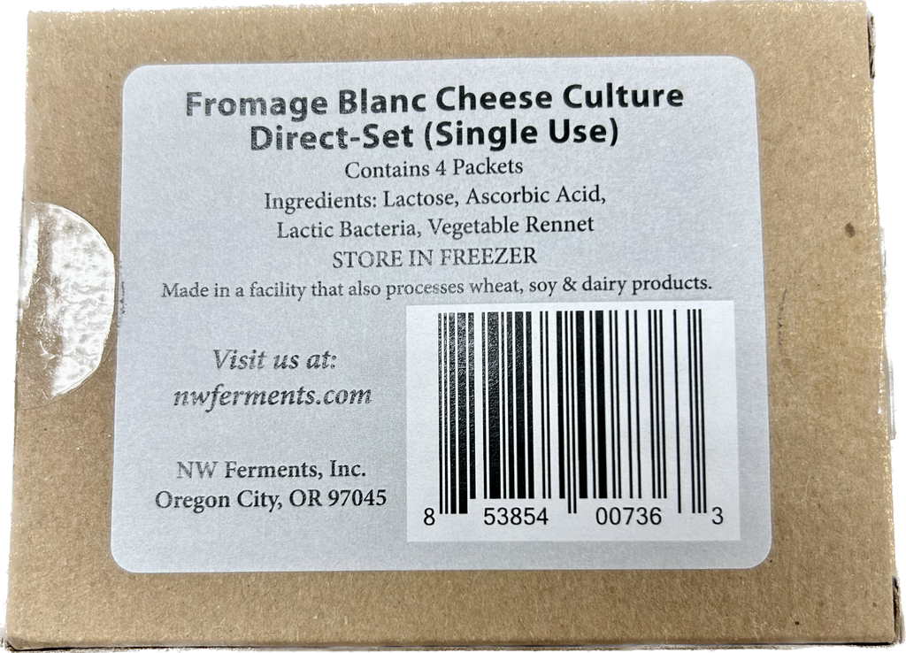 Fromage Blanc Cheese Culture – Home Fermenter®