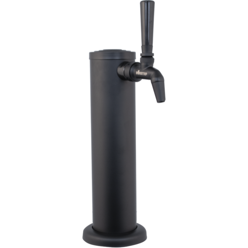 KOMOS® Matte Black Draft Tower With NukaTap Faucets (w/ Duotight Fitti ...